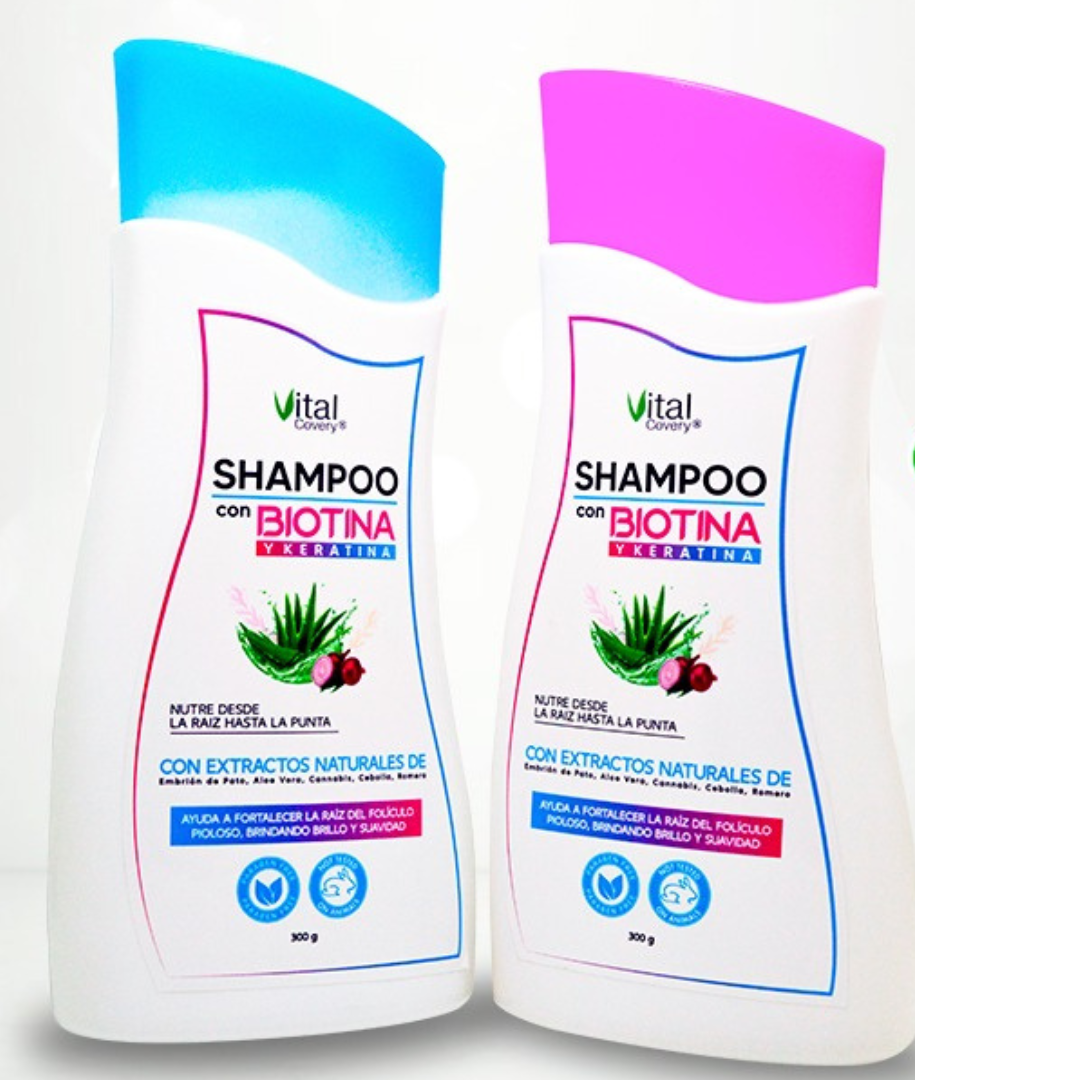 Shampoo con Biotina y Keratina | Herba Plant